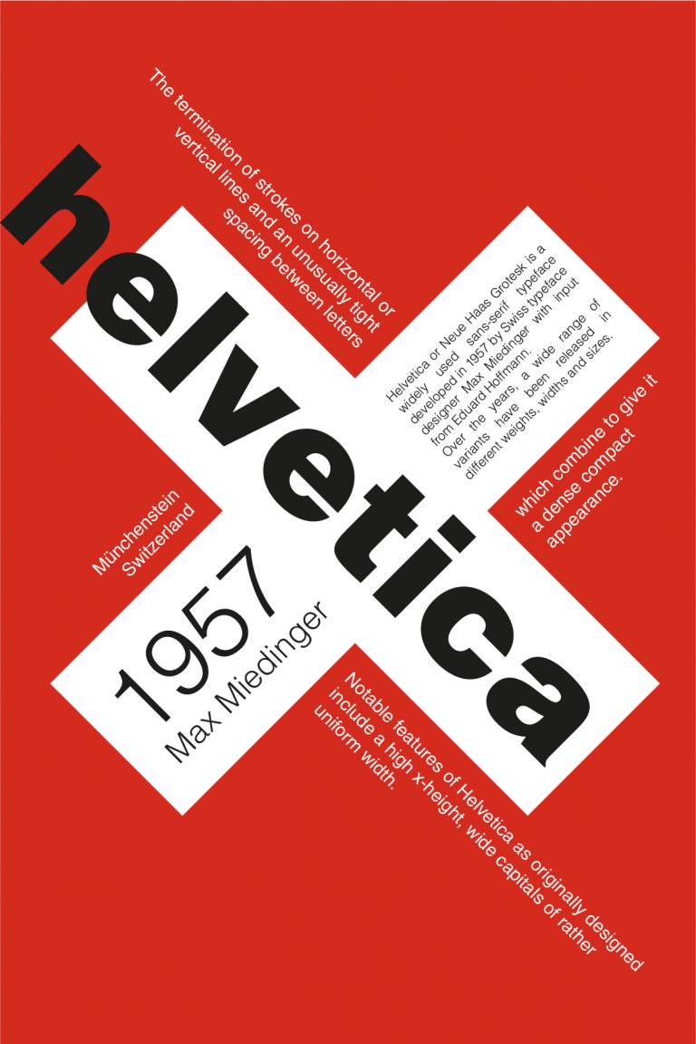 Typeface Poster – Graphic Design @ Farringtons